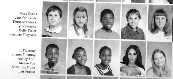 Megan Fox's Awkward Junior High School Yearbook Photo