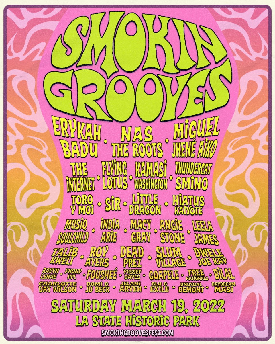 The Lineup For Smokin Grooves 2022 Is Indeed Smokin, Groovy