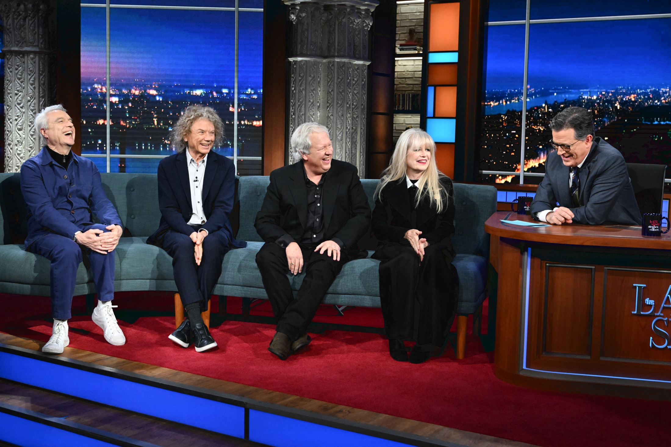 Watch Talking Heads Talk With Stephen Colbert On The Late Show