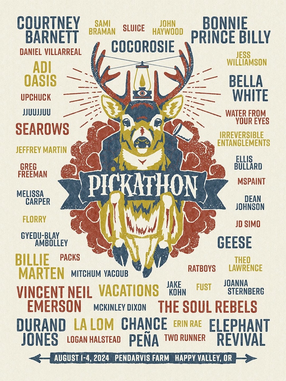 Pickathon 2024 Has Courtney Barnett, Bonnie 'Prince' Billy, Geese, More