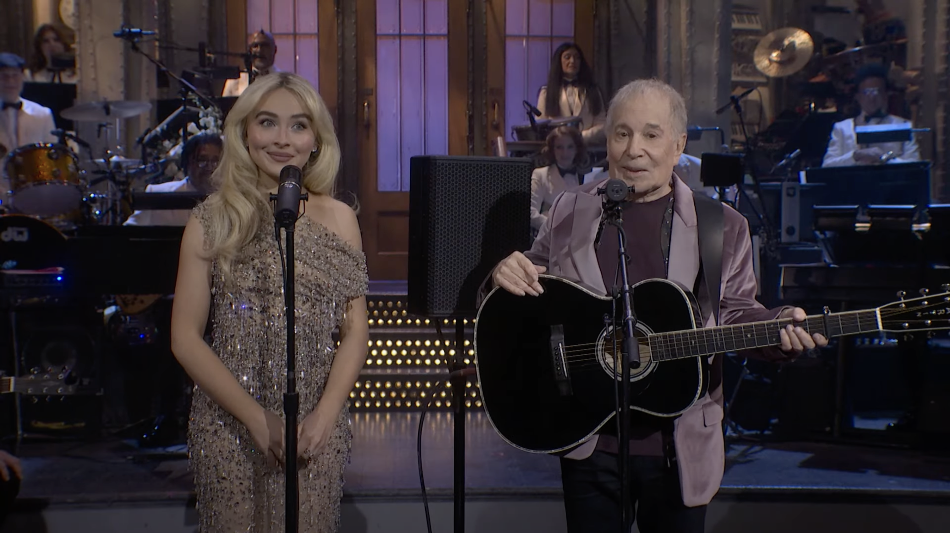 Watch Paul Simon & Sabrina Carpenter Perform “Homeward Bound” On SNL’s ...