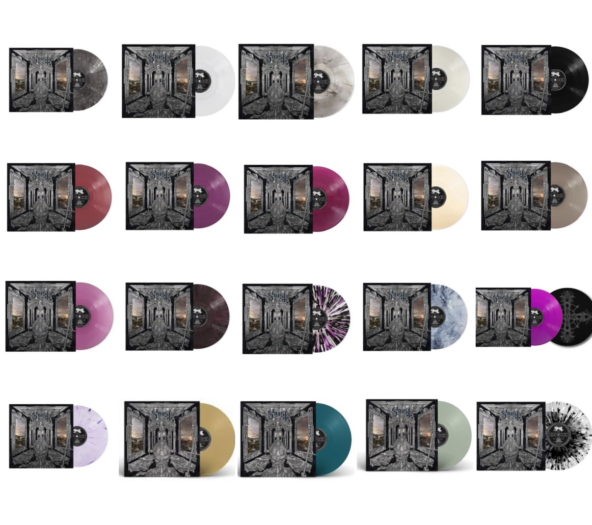 Ghost Score First #1 Album, Break Hard Rock Vinyl Sales Record
