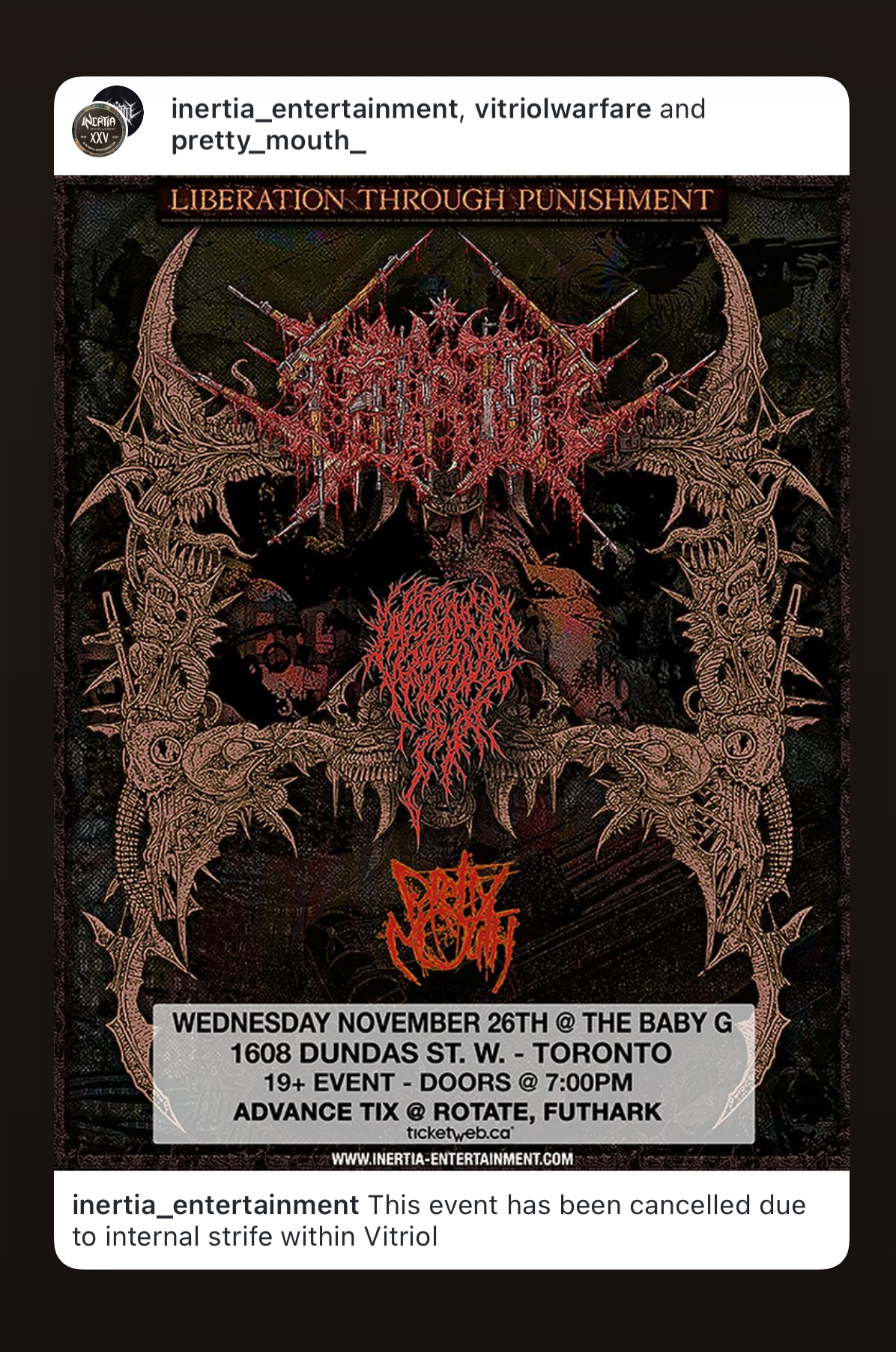 Vitriol Members Quit, Abandon Frontman At Gas Station