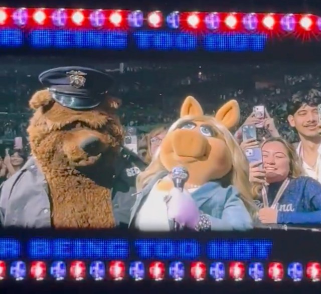 Miss Piggy "Arrested" At Sabrina Carpenter's LA Tour Closer