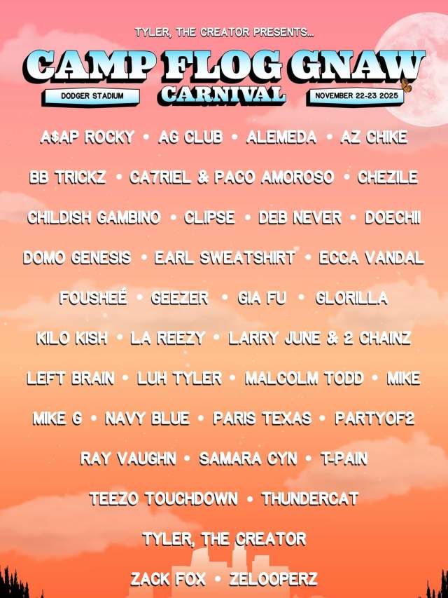 Camp Flog Gnaw 2025 Rescheduled With Reduced Lineup