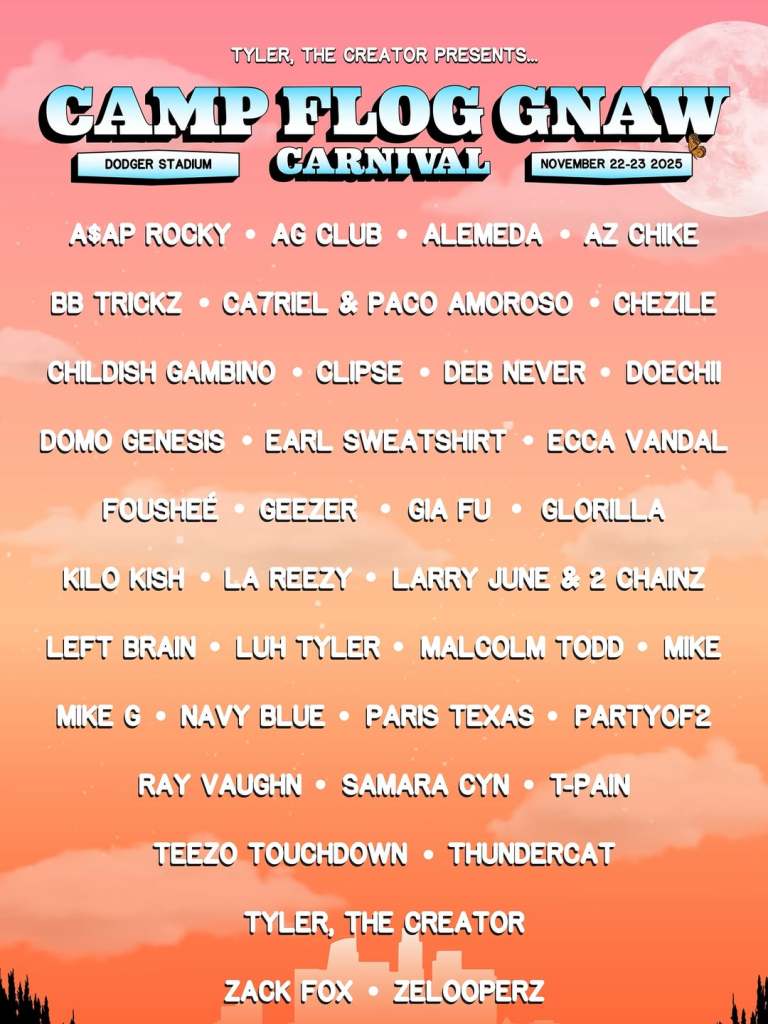 Camp Flog Gnaw 2025 Rescheduled With Reduced Lineup