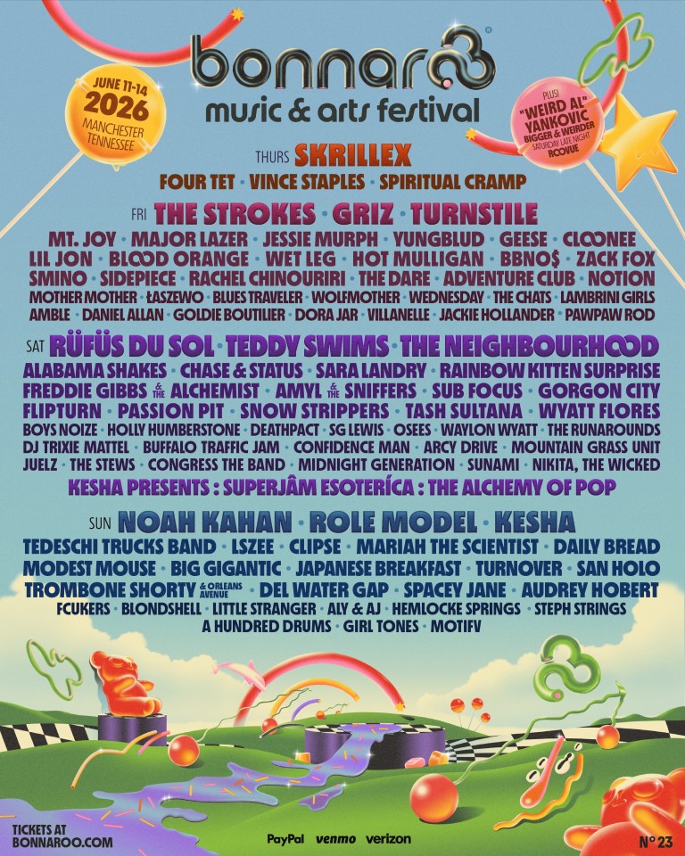 Bonnaroo Announces 2026 Lineup